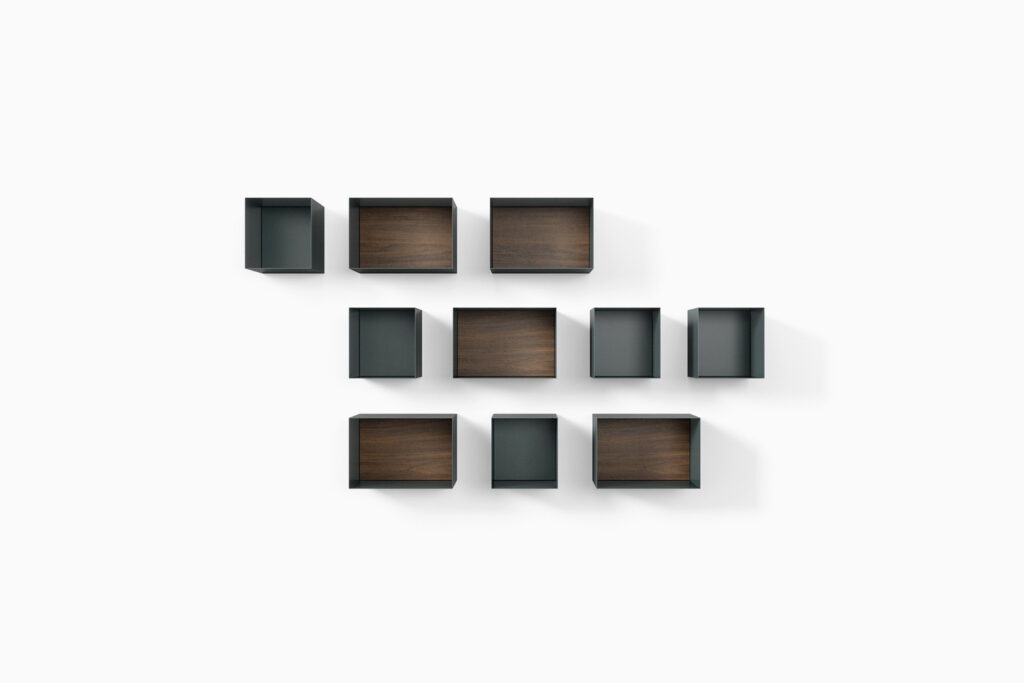 Hub modern modular shelving unit - KRIEDER